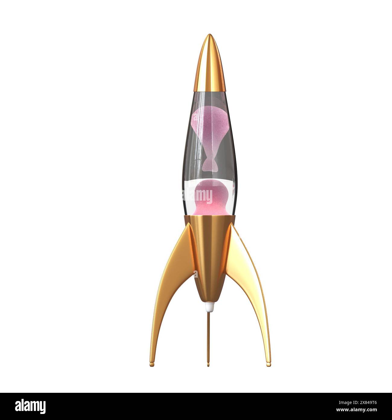 Lava lamp, table lamp, isolated on white background, room lamp, 3D ...