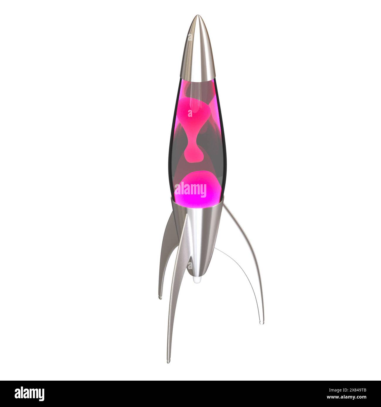 Lava lamp, table lamp, isolated on white background, room lamp, 3D ...