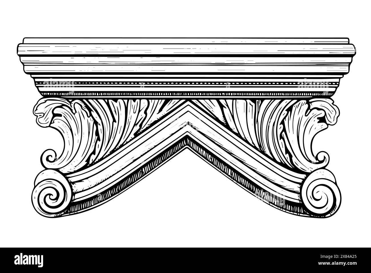 artbord teClassic Baroque Ornamentation: Vintage Vector Illustration of ...