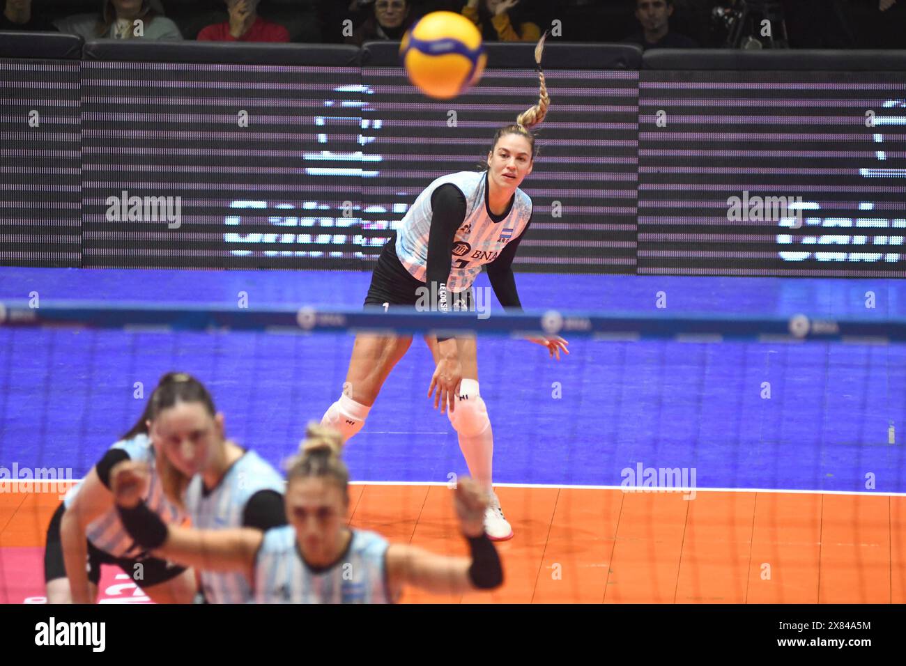 Elina Rodriguez (Argentina). Women's Volleyball National Team Stock ...