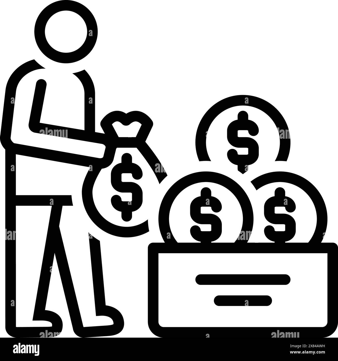 Icon for taxpayer,rater Stock Vector Image & Art - Alamy