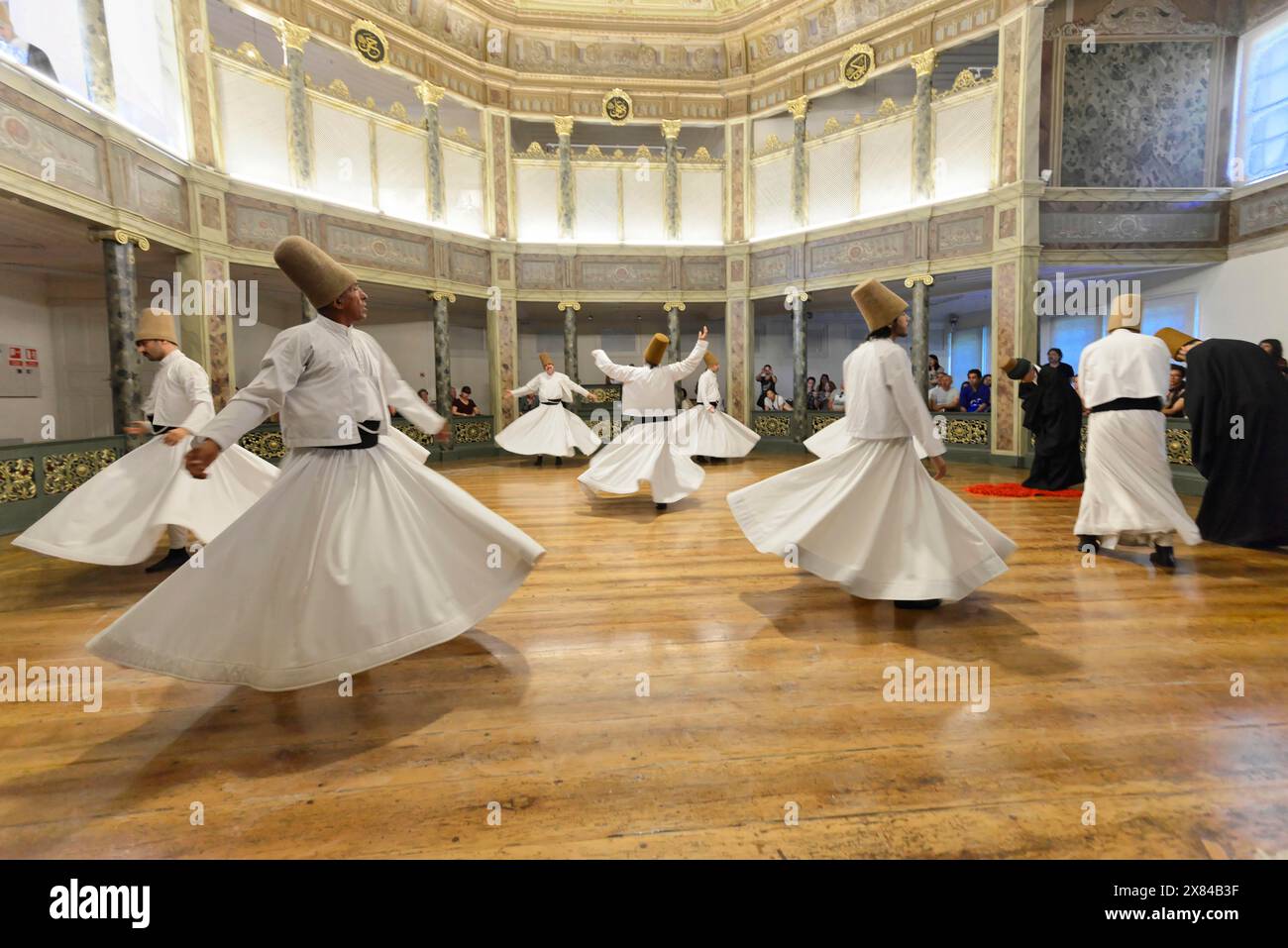 Dancing dervishes, dervish dance Sema, Mevlevihanesi Muezesi at ...