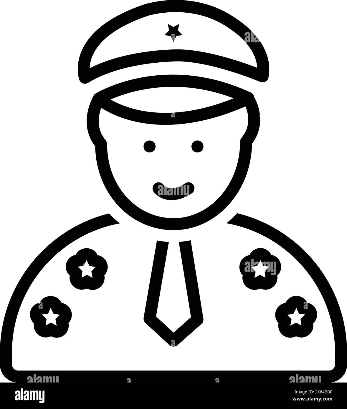 Icon for general,captain Stock Vector Image & Art - Alamy