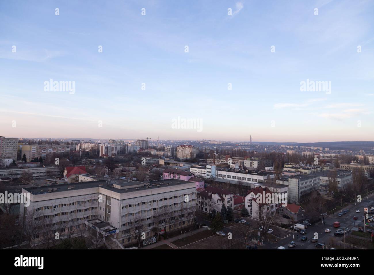 Nice top view of Chisinau and its surroundings. In this image is the ...