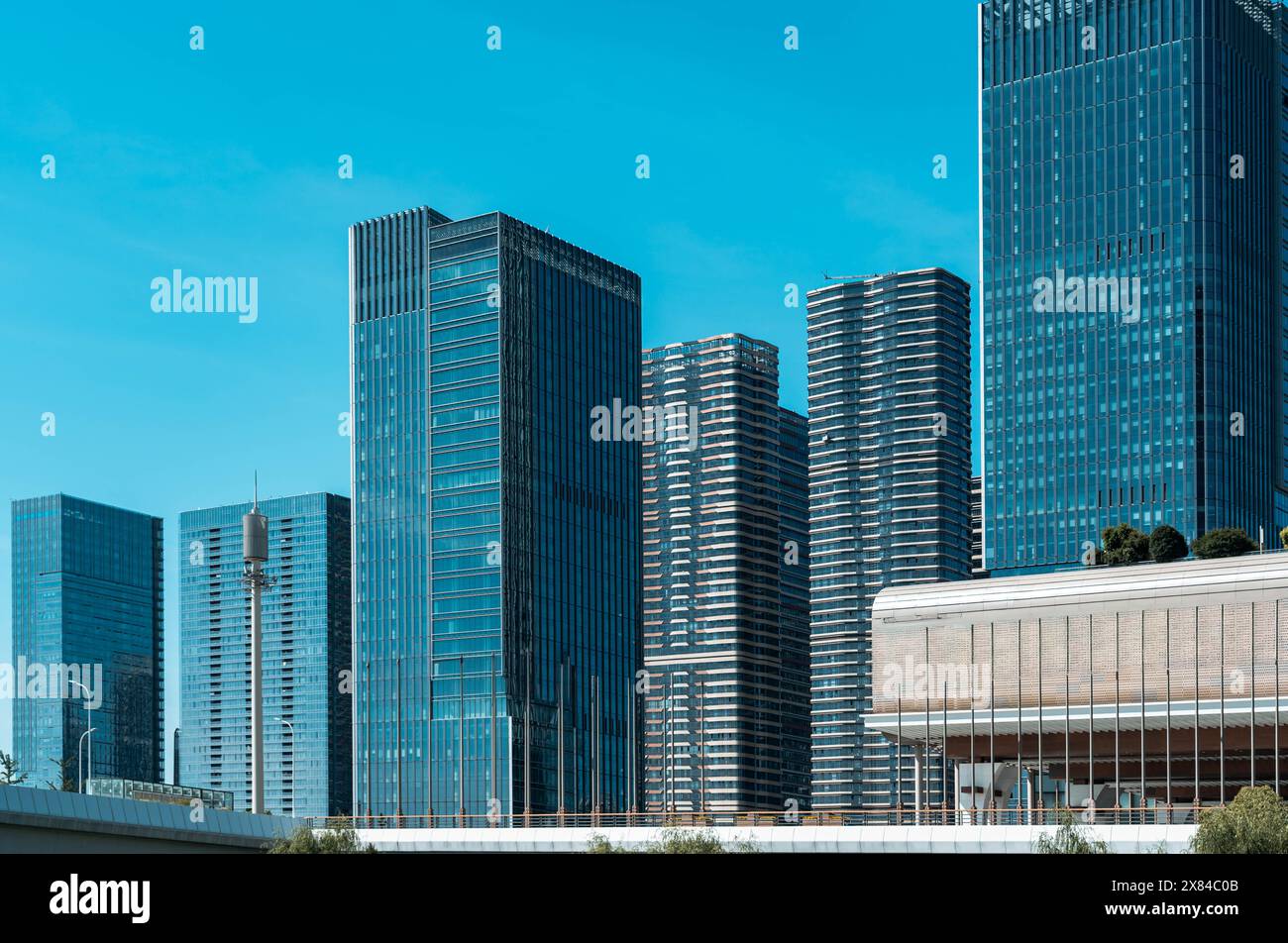 Modern Architecture; office building in China Stock Photo - Alamy