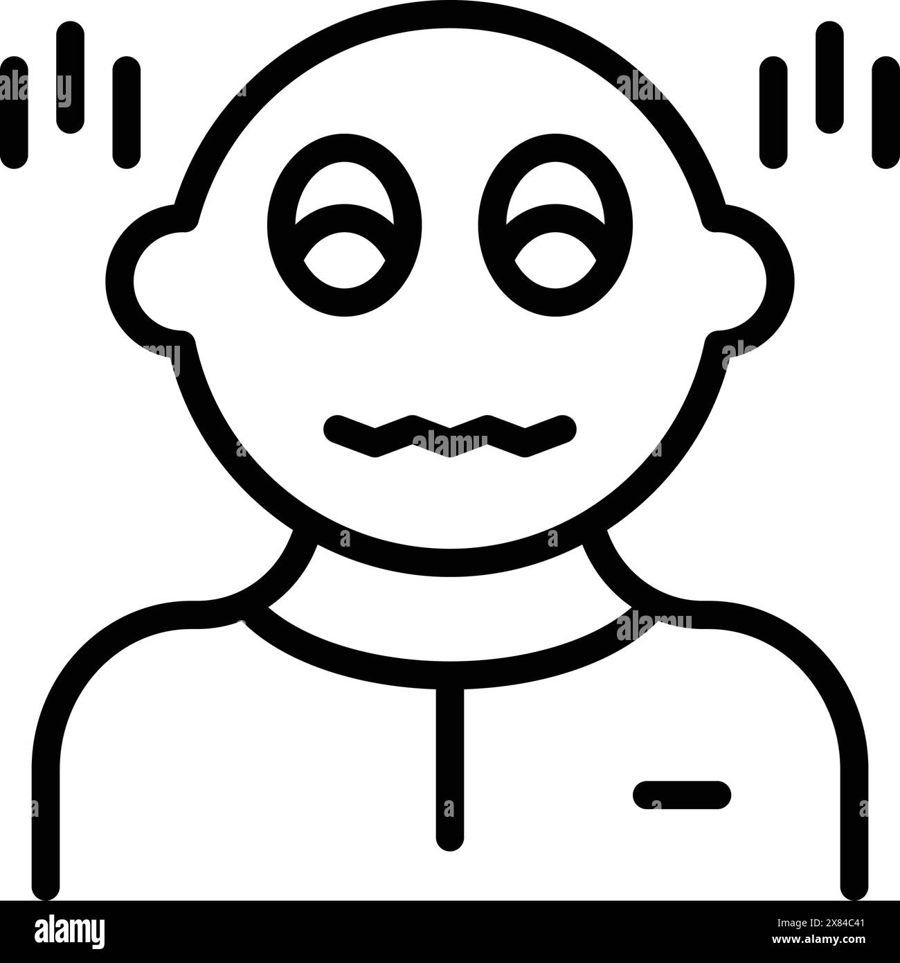 Icon for scared,afraid Stock Vector Image & Art - Alamy