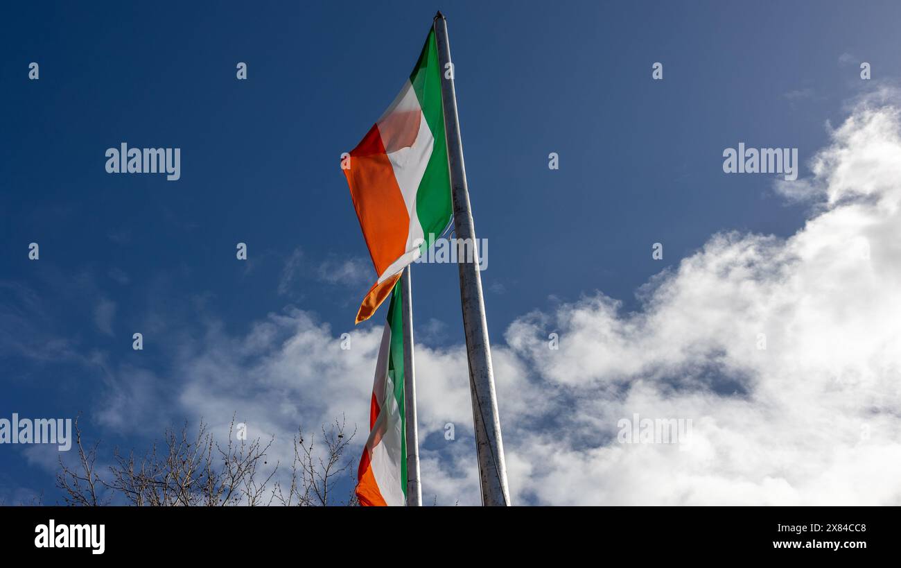 Ireland flag hi-res stock photography and images - Alamy