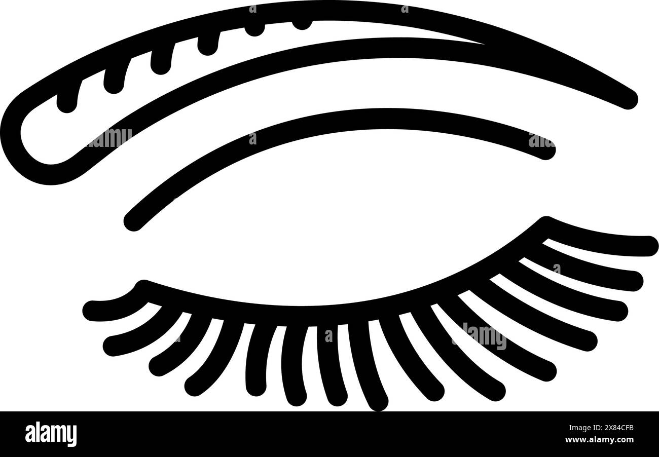 Beautiful lashes Black and White Stock Photos & Images - Alamy