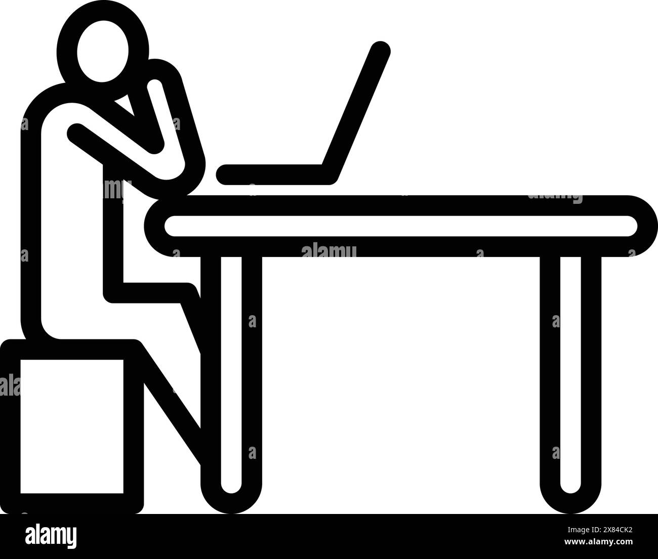 Icon for until,up to Stock Vector Image & Art - Alamy