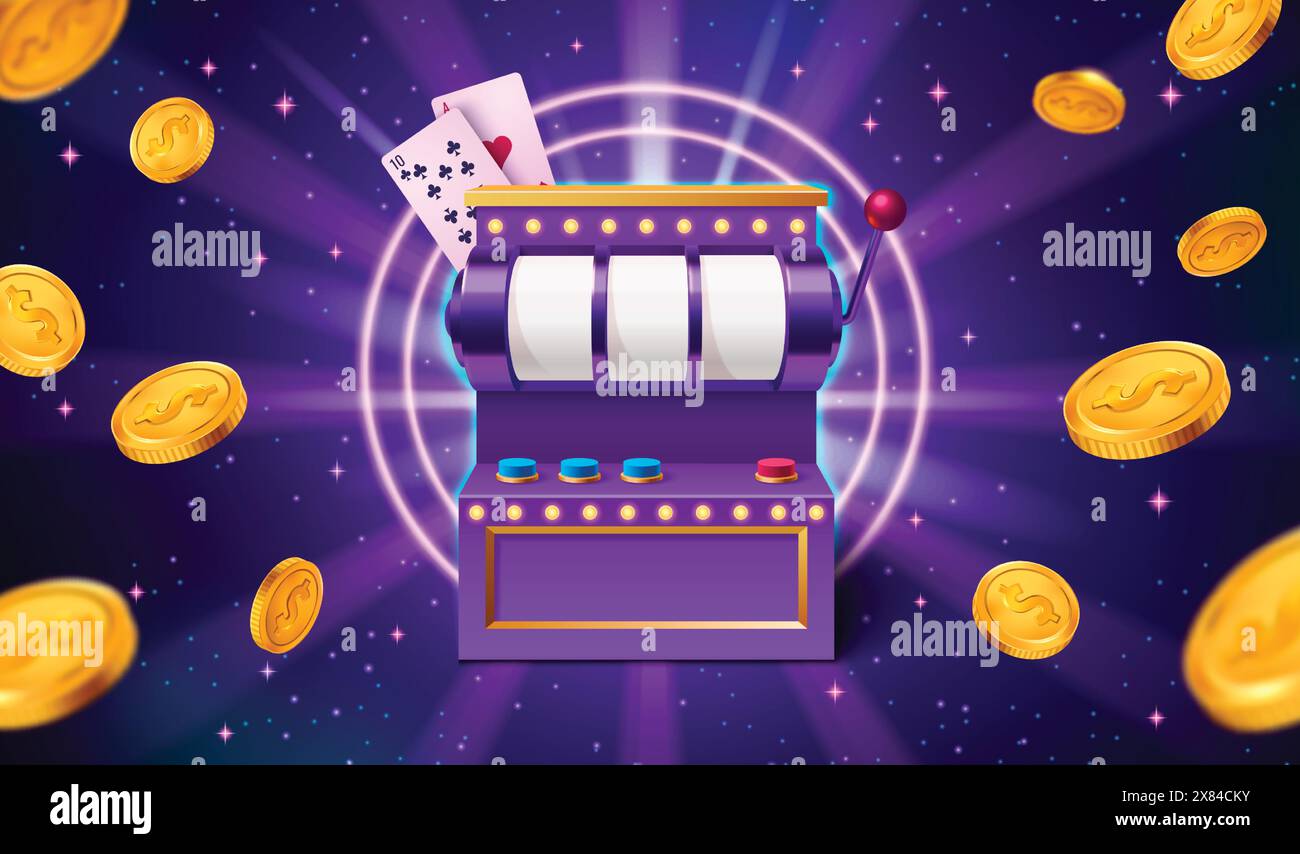 777 lucky jackpot symbol 3d Stock Vector Images - Alamy