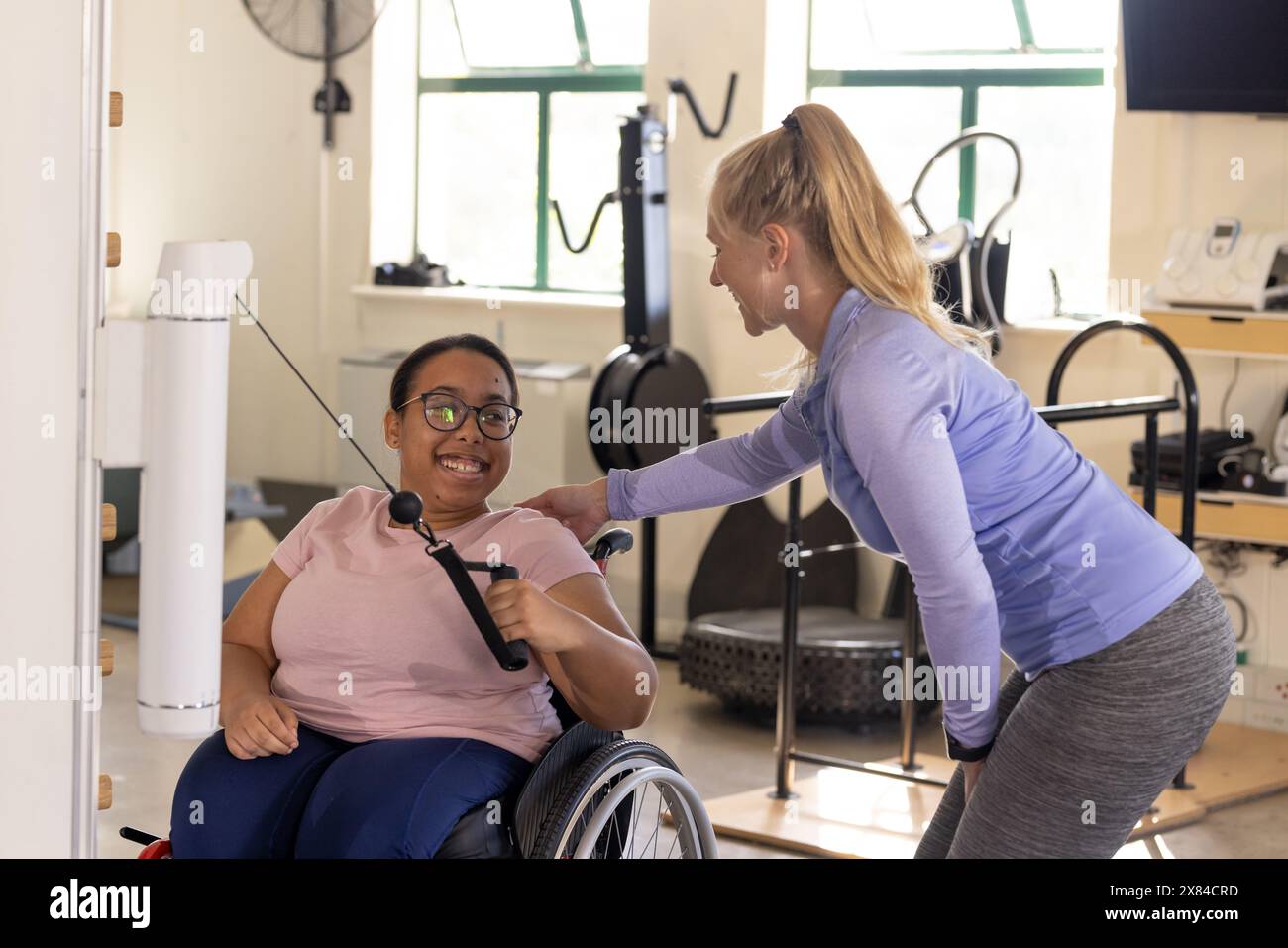 Wheelchair training regimen hi-res stock photography and images - Alamy