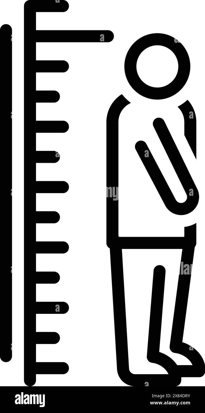 Icon for height,tall Stock Vector Image & Art - Alamy