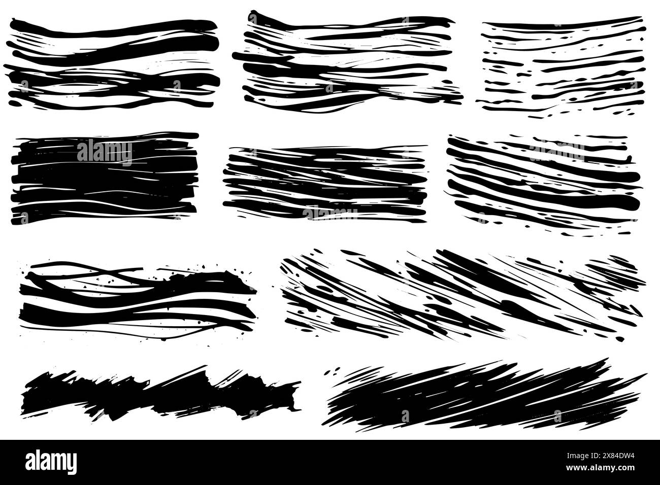 Scribble grunge texture. Square abstract background design. Line vector ...