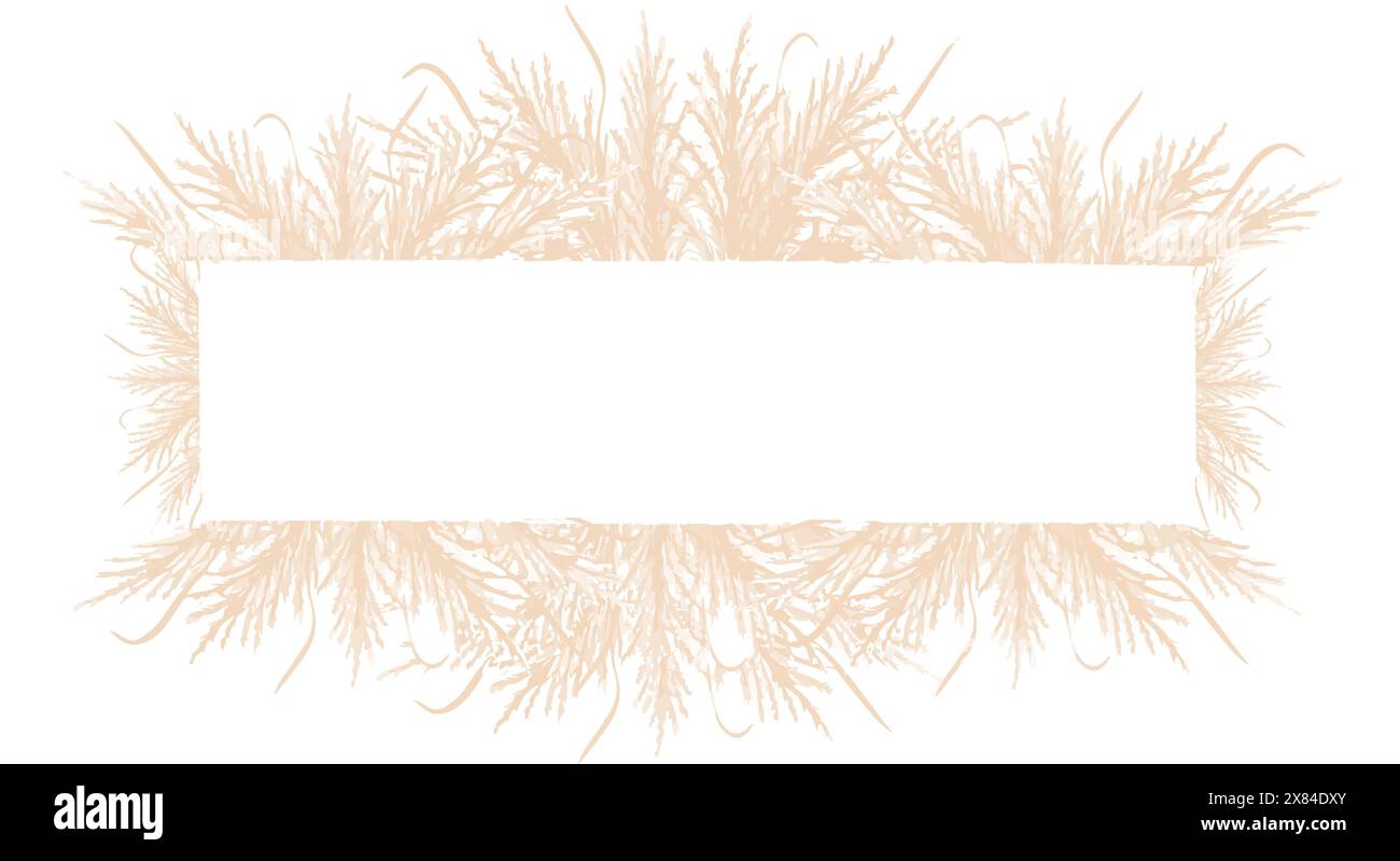 Boho border frame hi-res stock photography and images - Alamy