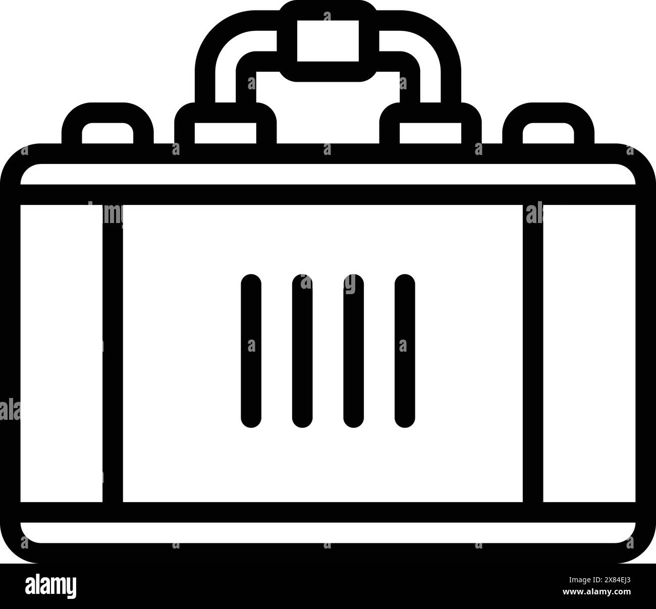 Brief case symbol Black and White Stock Photos & Images - Alamy