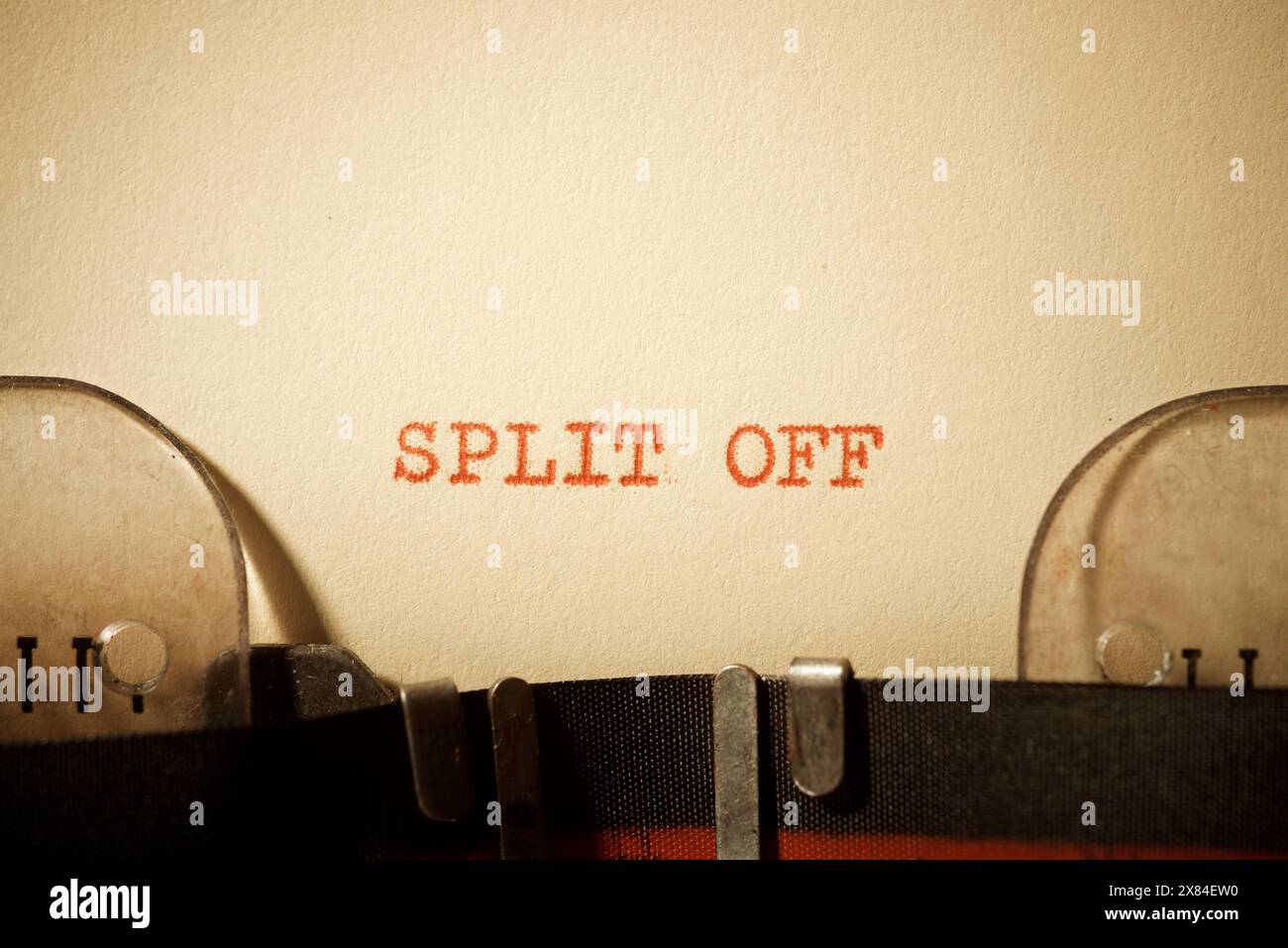 Split off text hi-res stock photography and images - Alamy