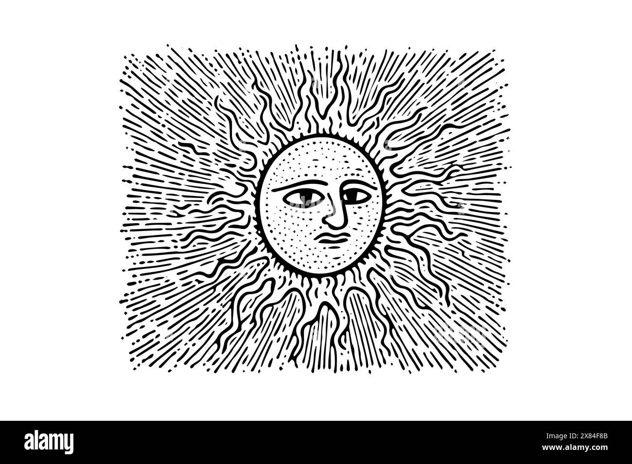 Sun moon face hi-res stock photography and images - Alamy