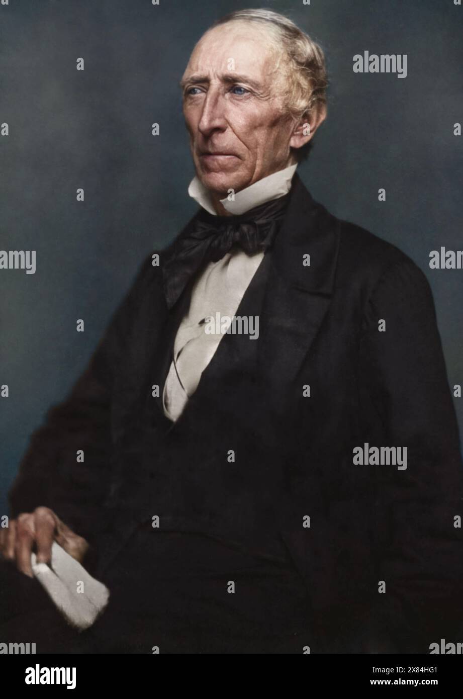 Daguerreotype of John Tyler, tenth president of the United States ...
