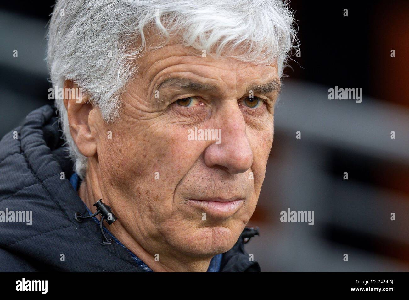 Atalanta head coach Gian Piero Gasperini during the UEFA Europa League ...