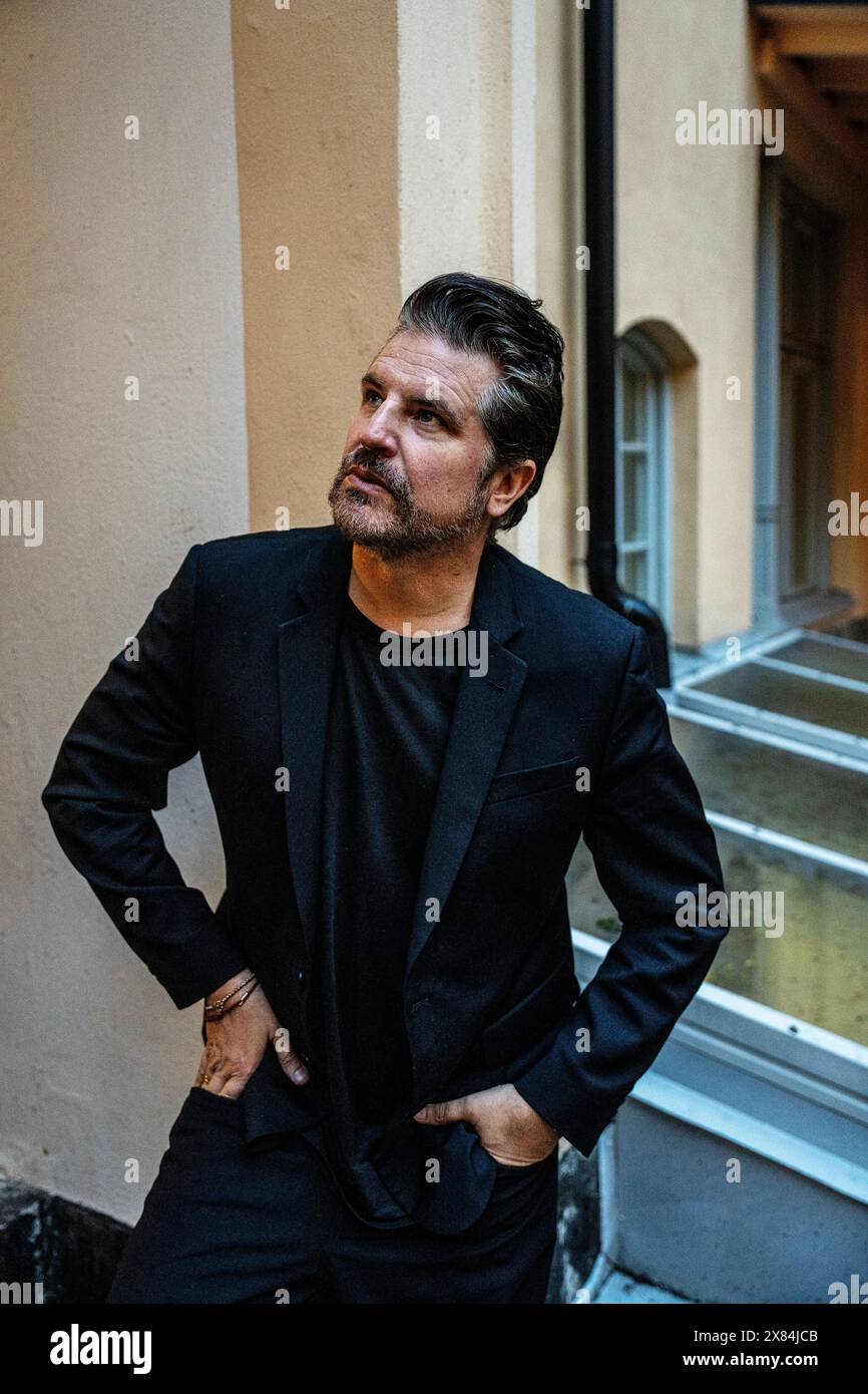 Swedish writer and podcaster Sigge Eklund, photographed in Stockholm ...