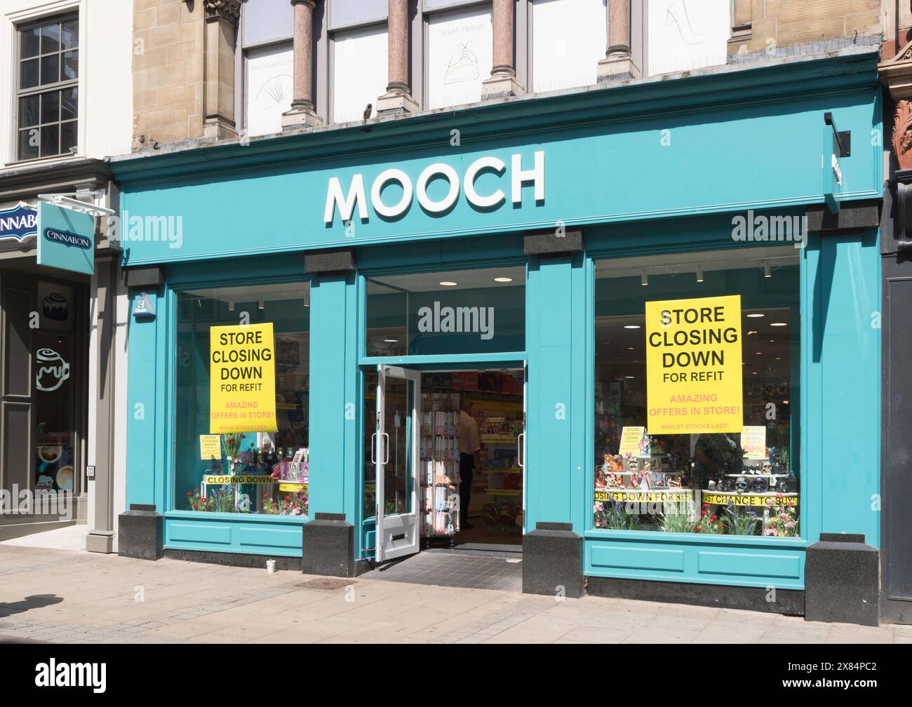 Mooch store front, Leeds city centre, West Yorkshire, England, UK Stock ...