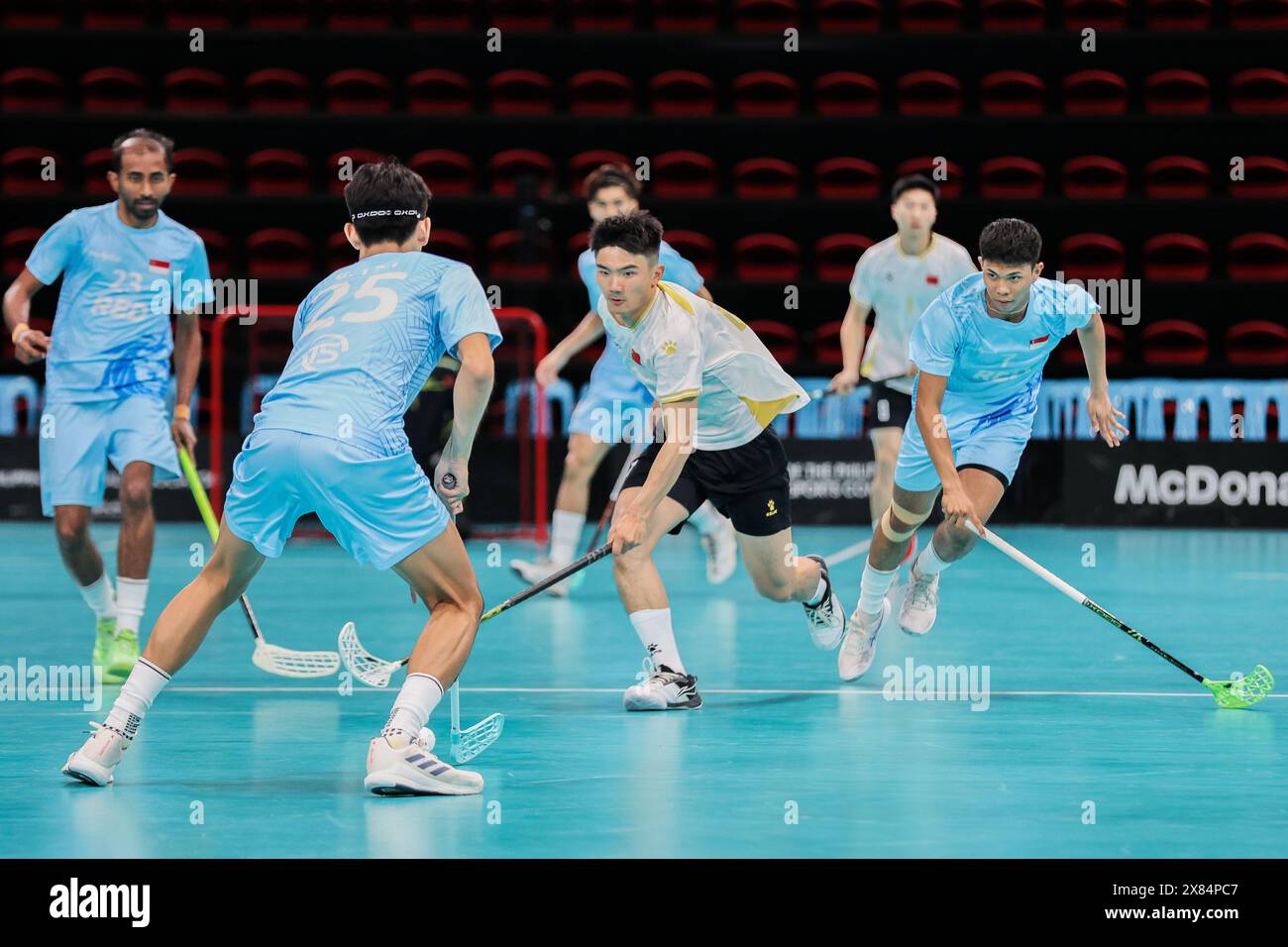 Pasig, Philippines. 23rd May, 2024. Tao Peng (front 2nd R) of China ...