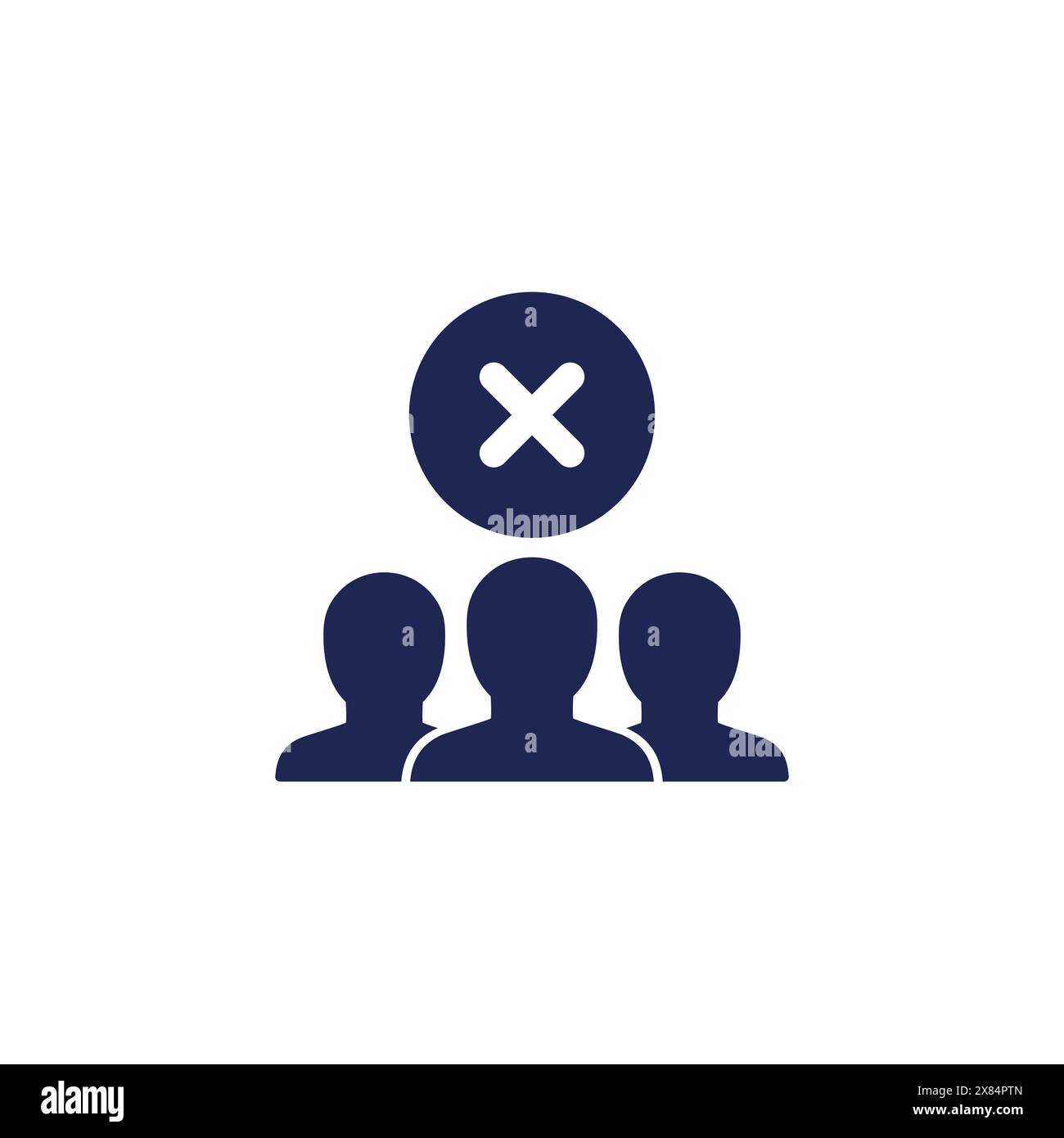 blocked users icon, vector pictogram Stock Vector Image & Art - Alamy