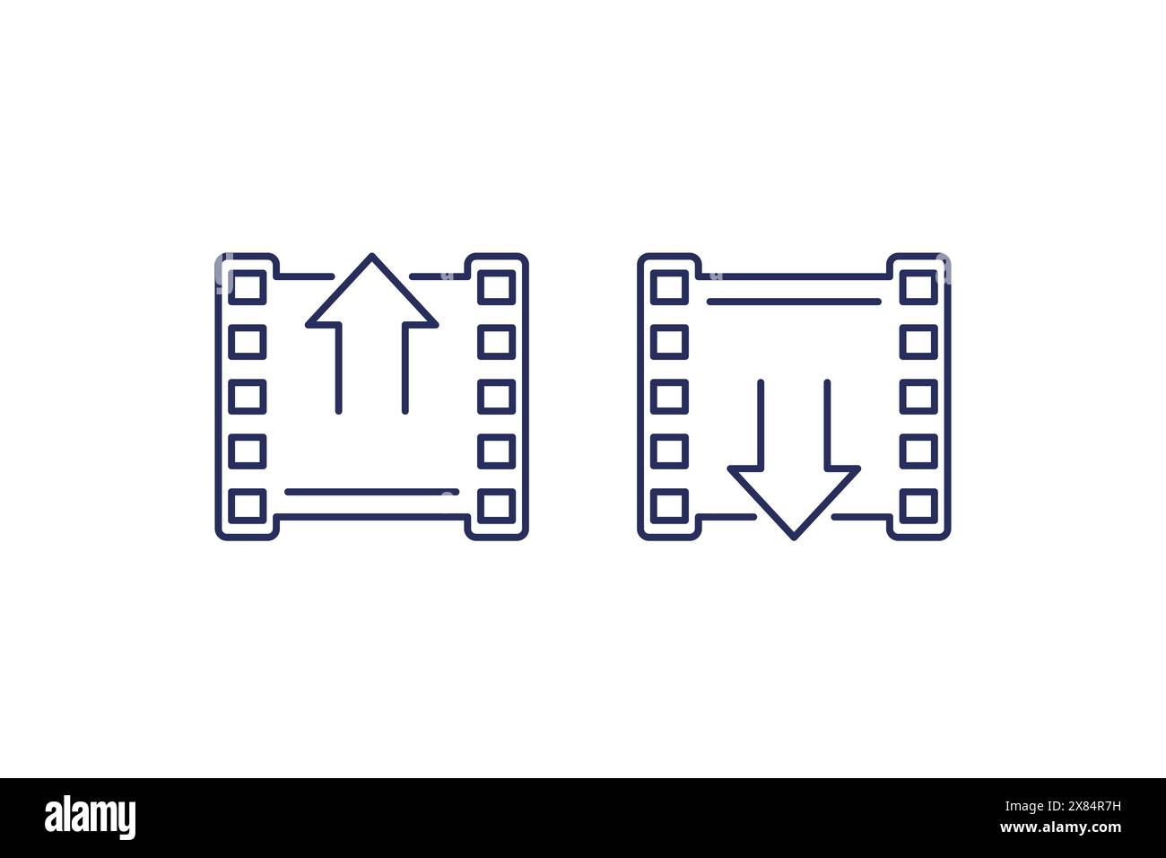 Video transfer icon film Stock Vector Images - Alamy