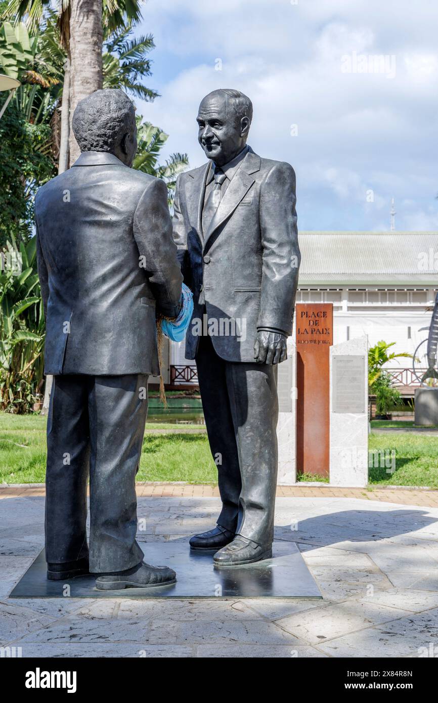 Noumea, France. 23rd May, 2024. Statue Jacques Lafleur Jean-Marie ...