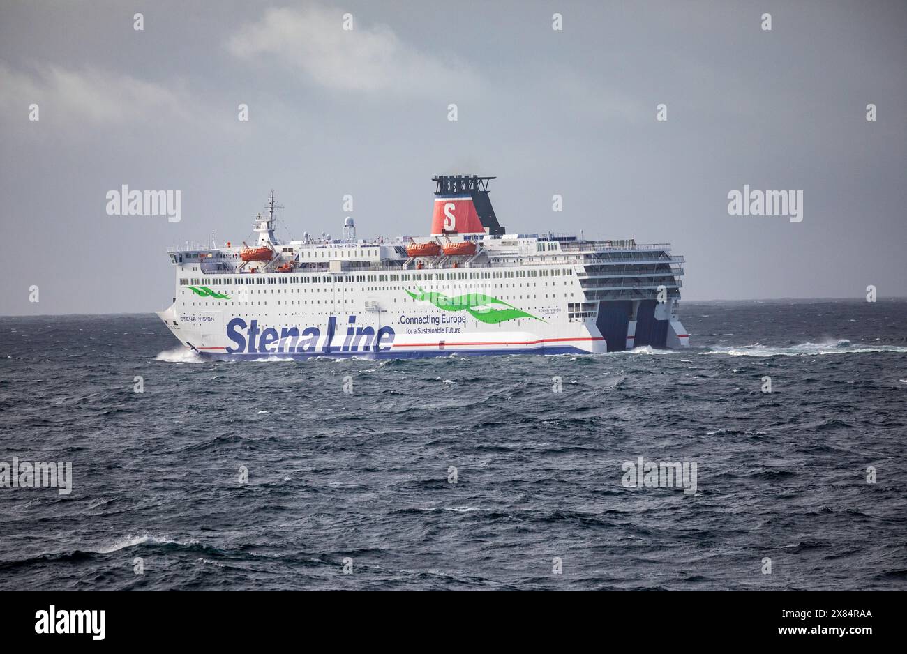 Stena Line Ferry in Falmouth, UK Stock Photo - Alamy