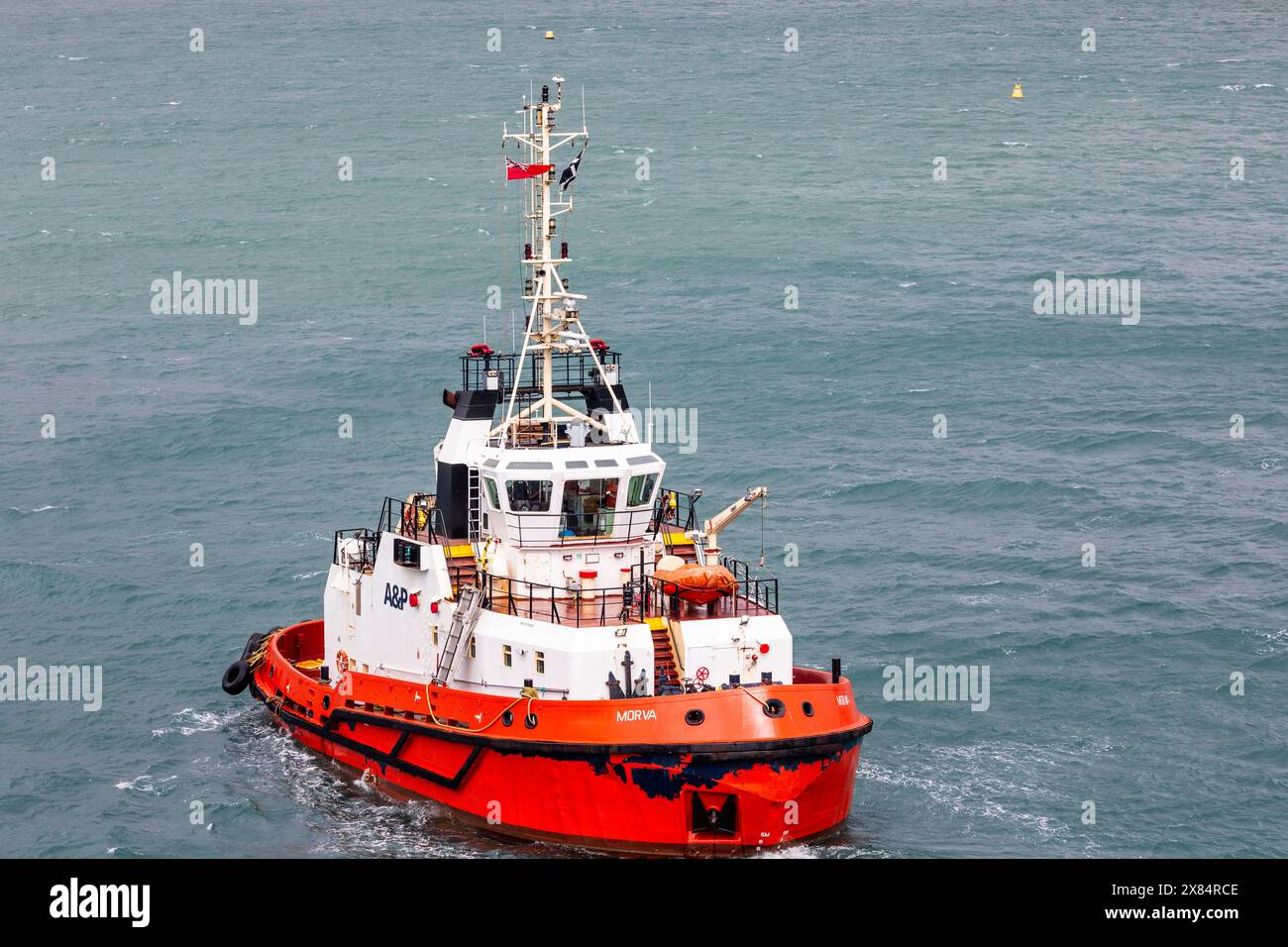 Morva, Tug Boat in Falmouth, UK Stock Photo - Alamy