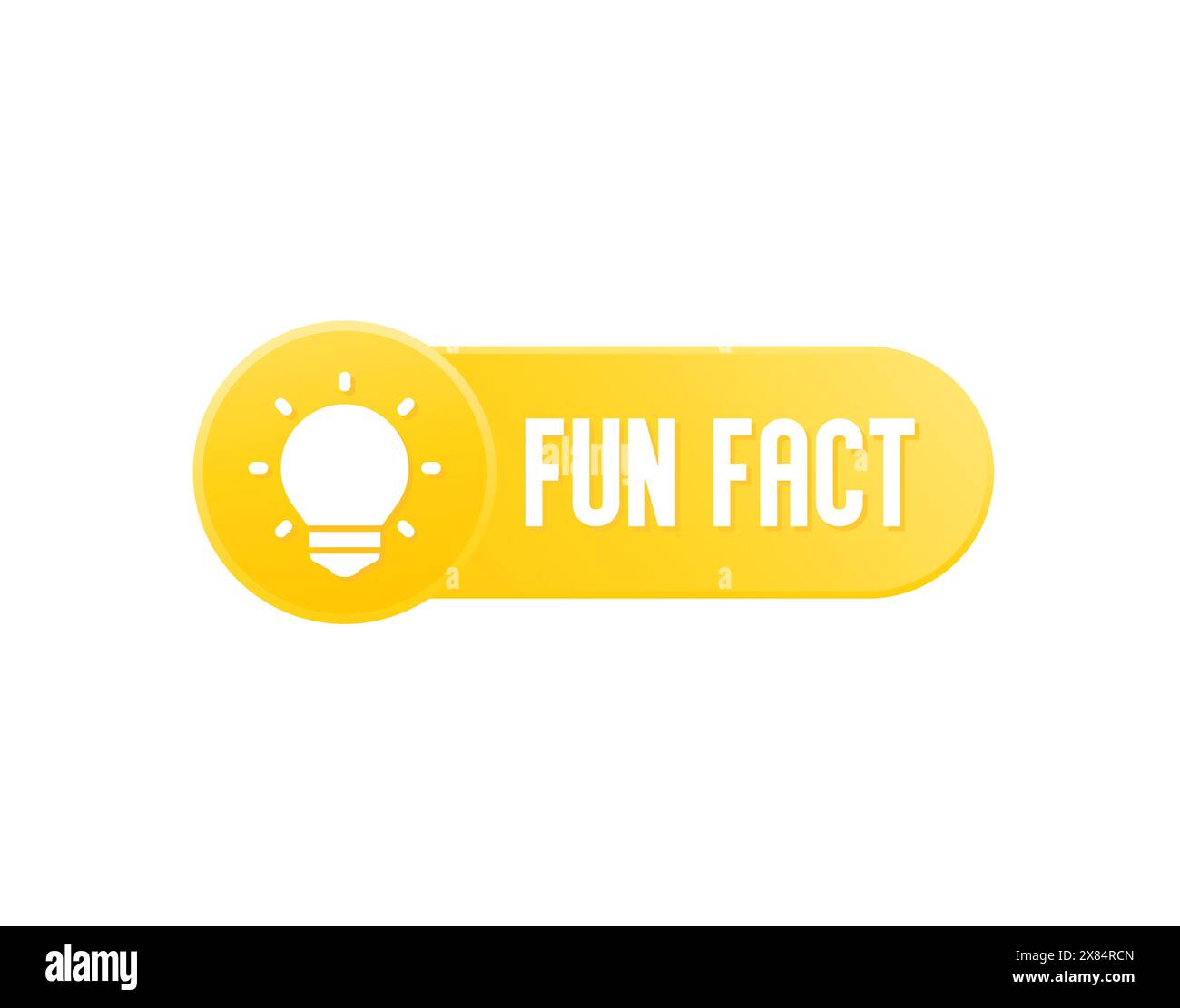 Fun fact label light Stock Vector Images - Alamy