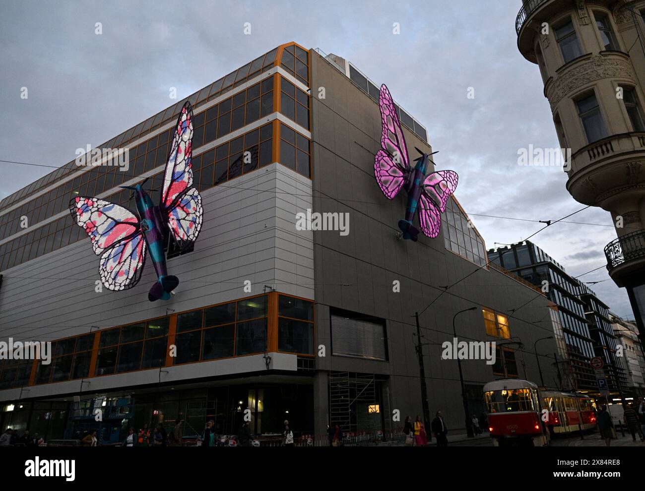 Prague, Czech Republic. 22nd May, 2024. Moving sculptures of ...