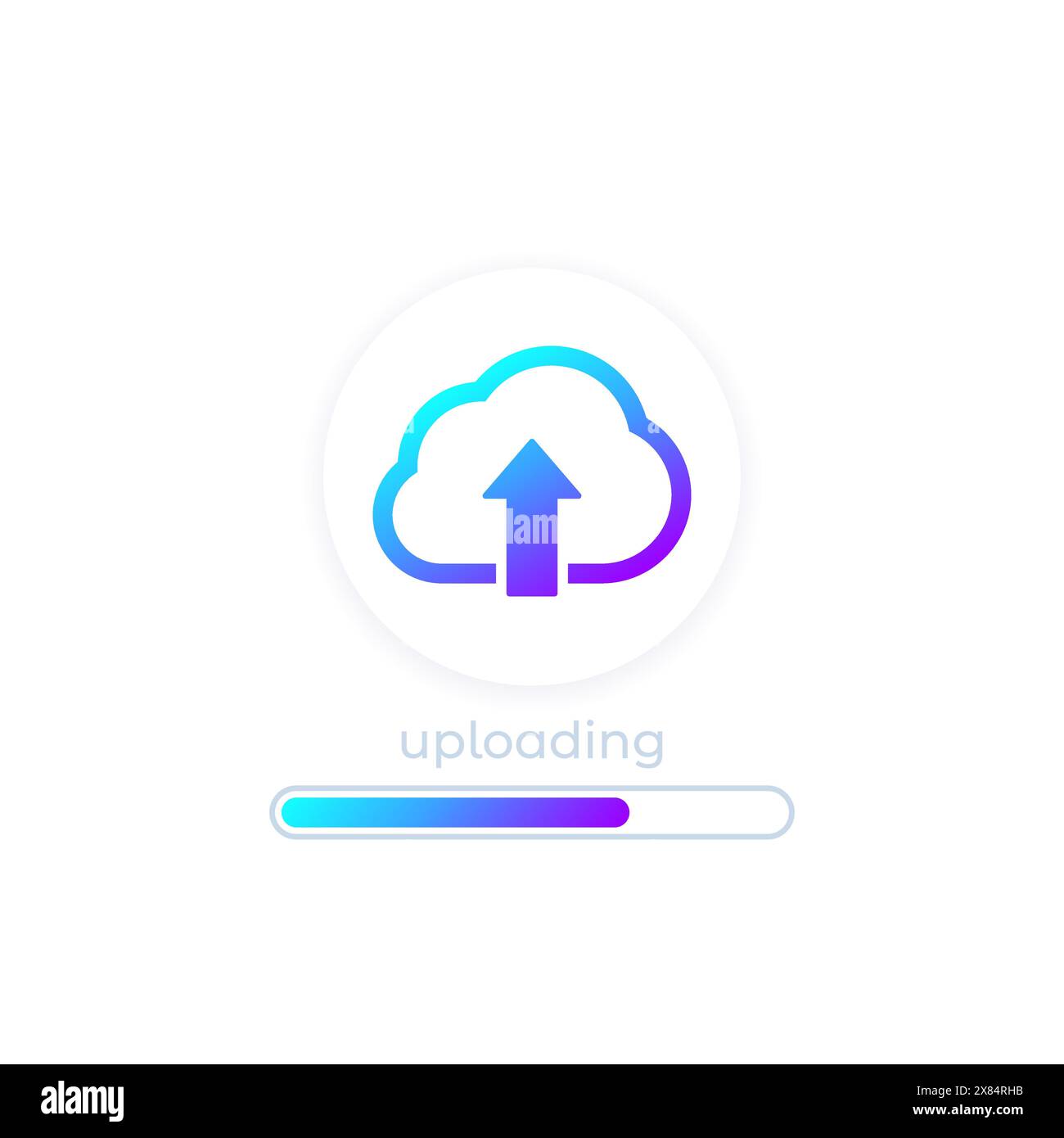 uploading icon with progress bar for apps and web Stock Vector Image ... uploading icon with progress bar for apps and web Stock Vector Image ...
