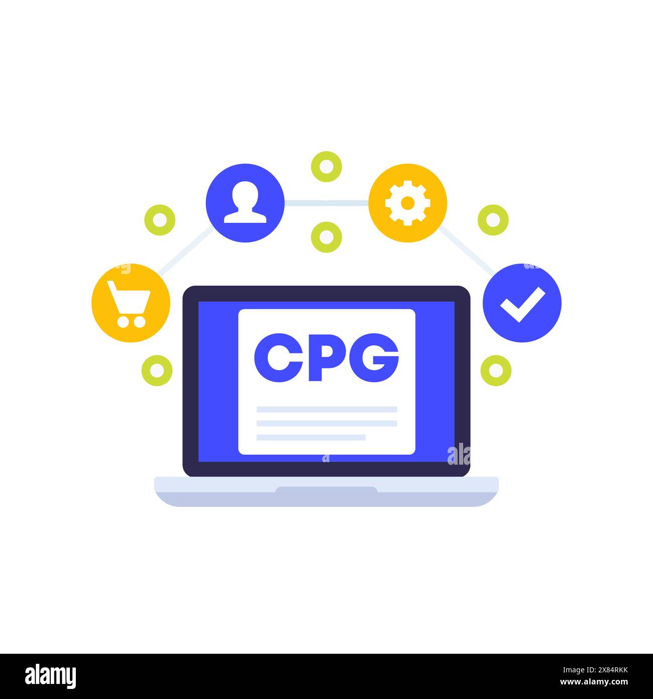 CPG, Consumer packaged goods vector illustration Stock Vector Image ...