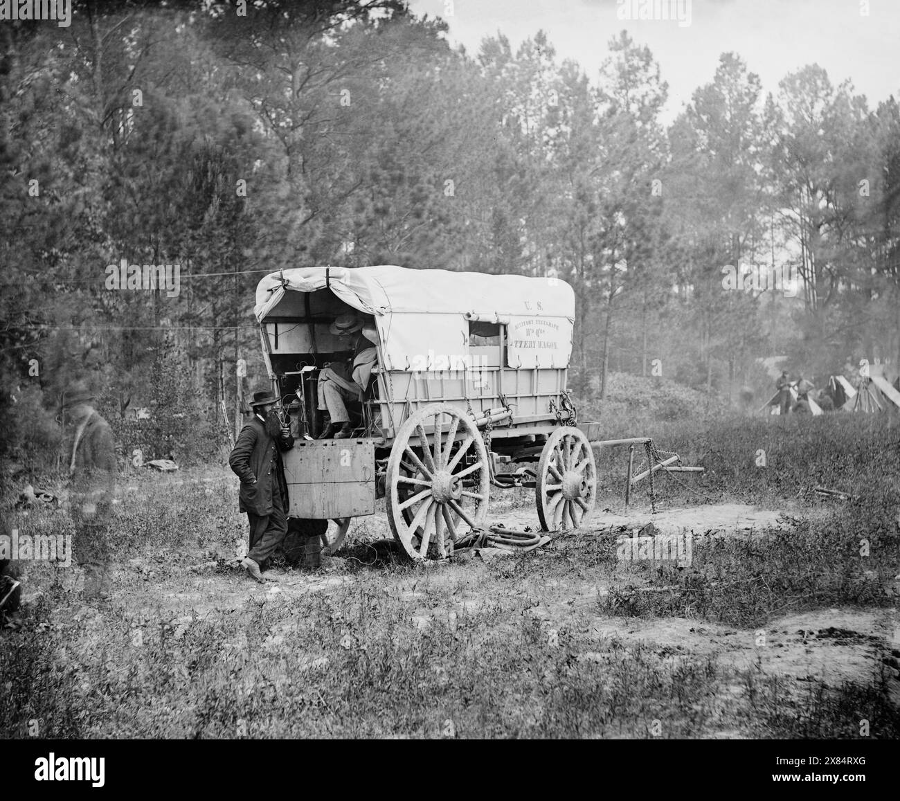 Field Telegraph, Battery Wagon. Year: September 1864. Location ...
