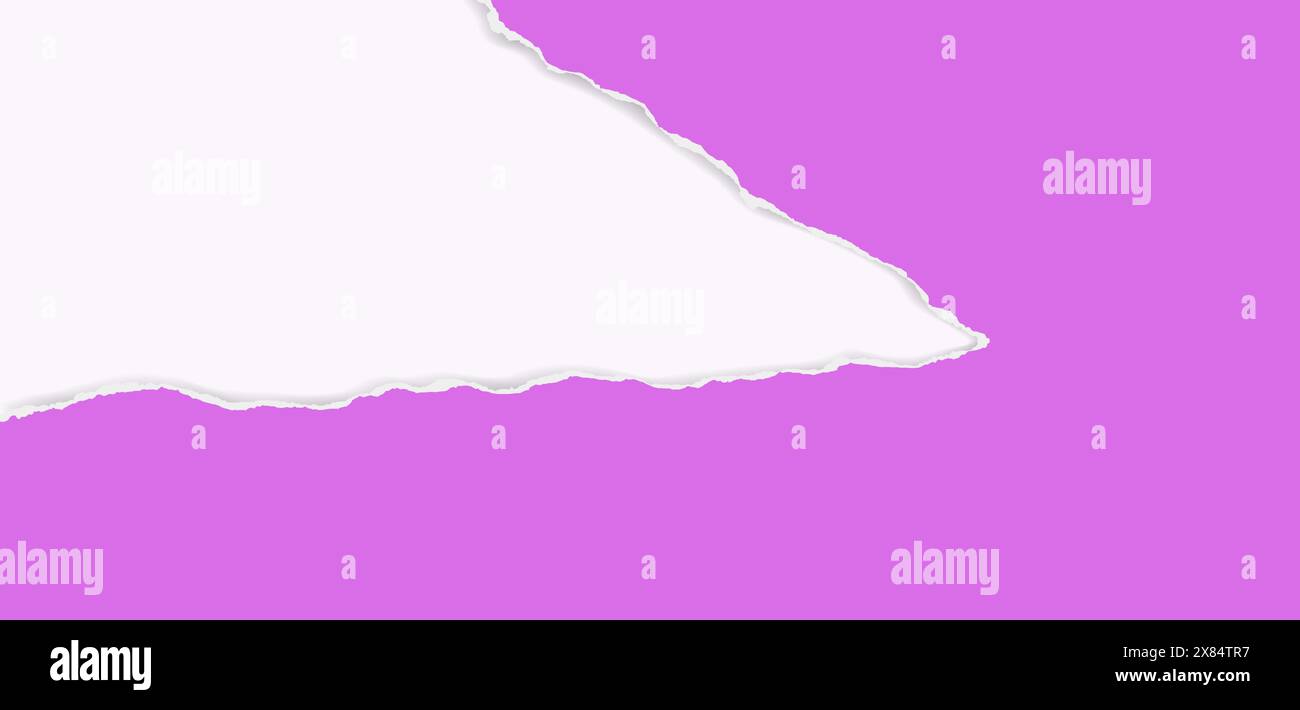 Pink torn paper strips Stock Vector Images - Alamy