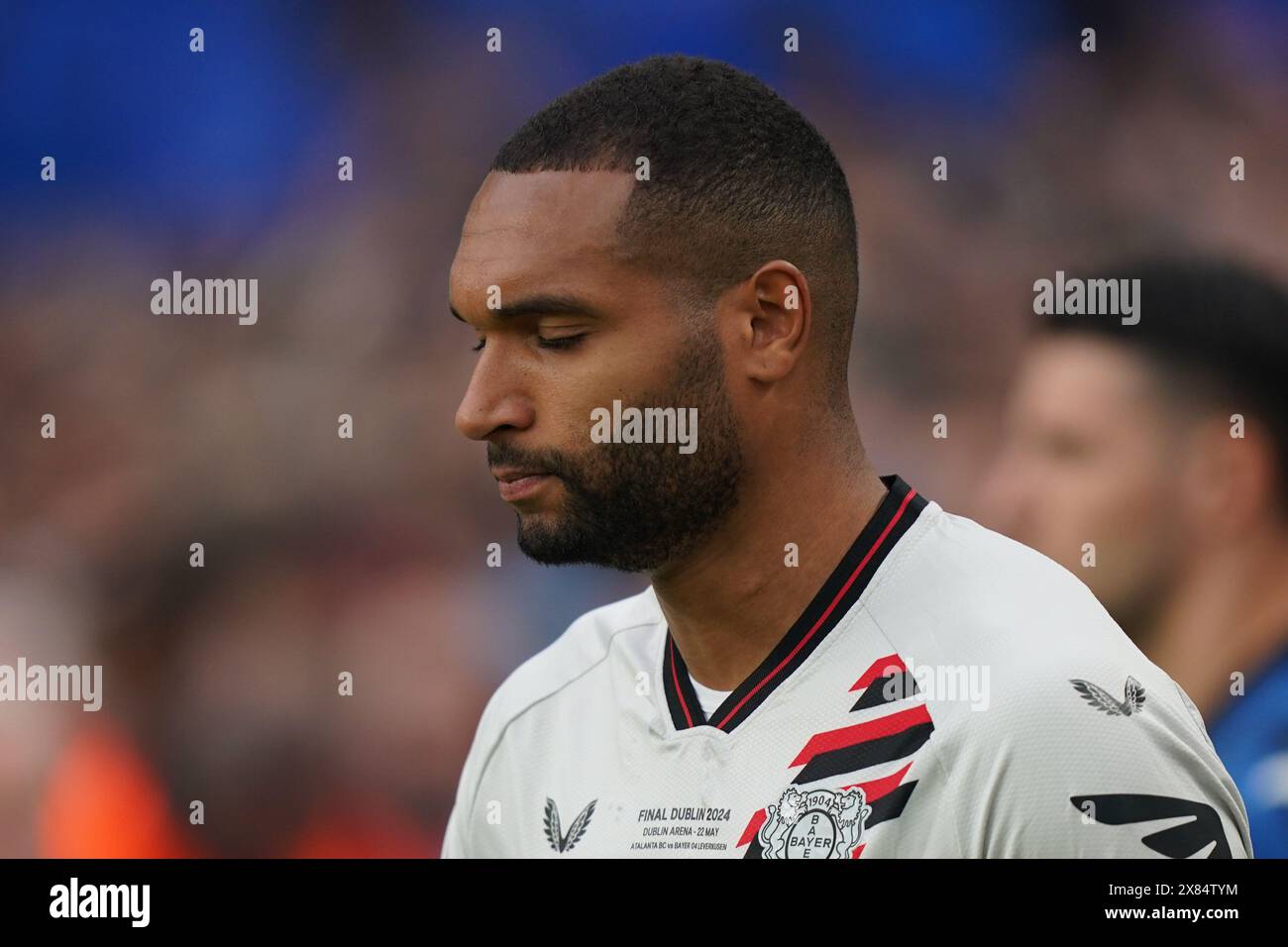 Dublin, UK. 22nd May, 2024. Jonathan Tah of Bayer Leverkusen during the ...