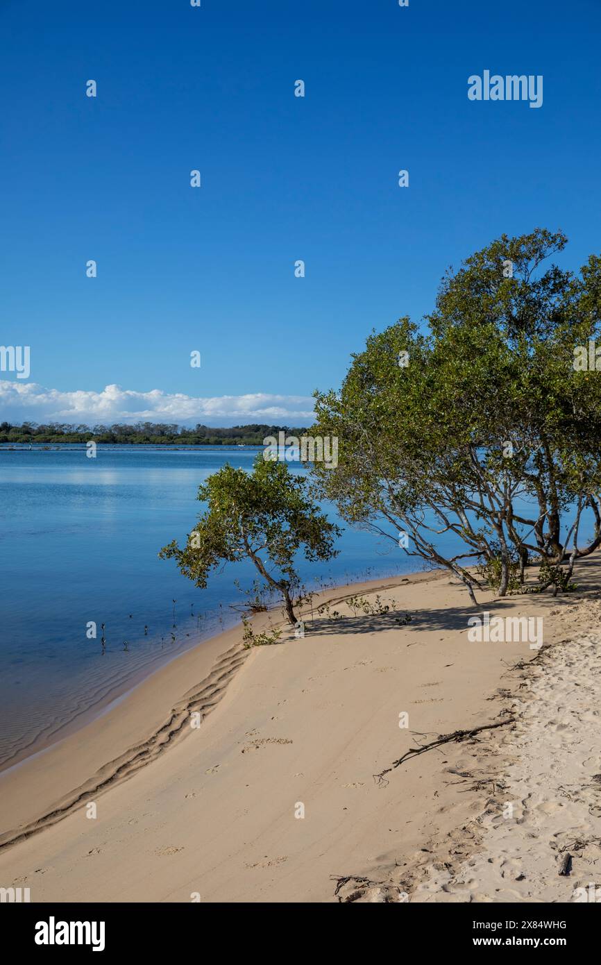 Urunga, town on the coast near Coffs Harbour, Urunga lagoon where ...