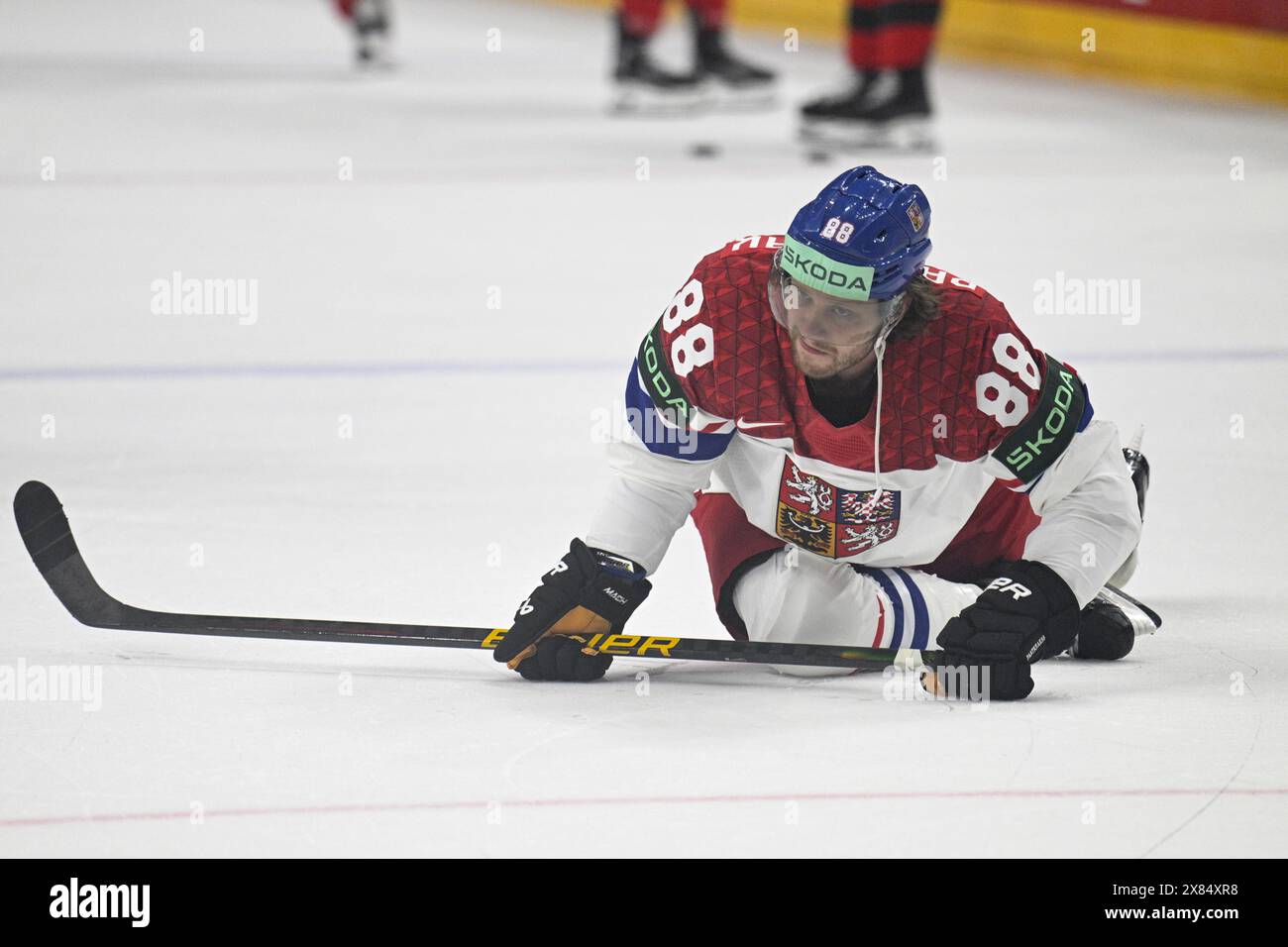 Prague, Czech Republic. 21st May, 2024. David Pastrnak (CZE) is seen ...