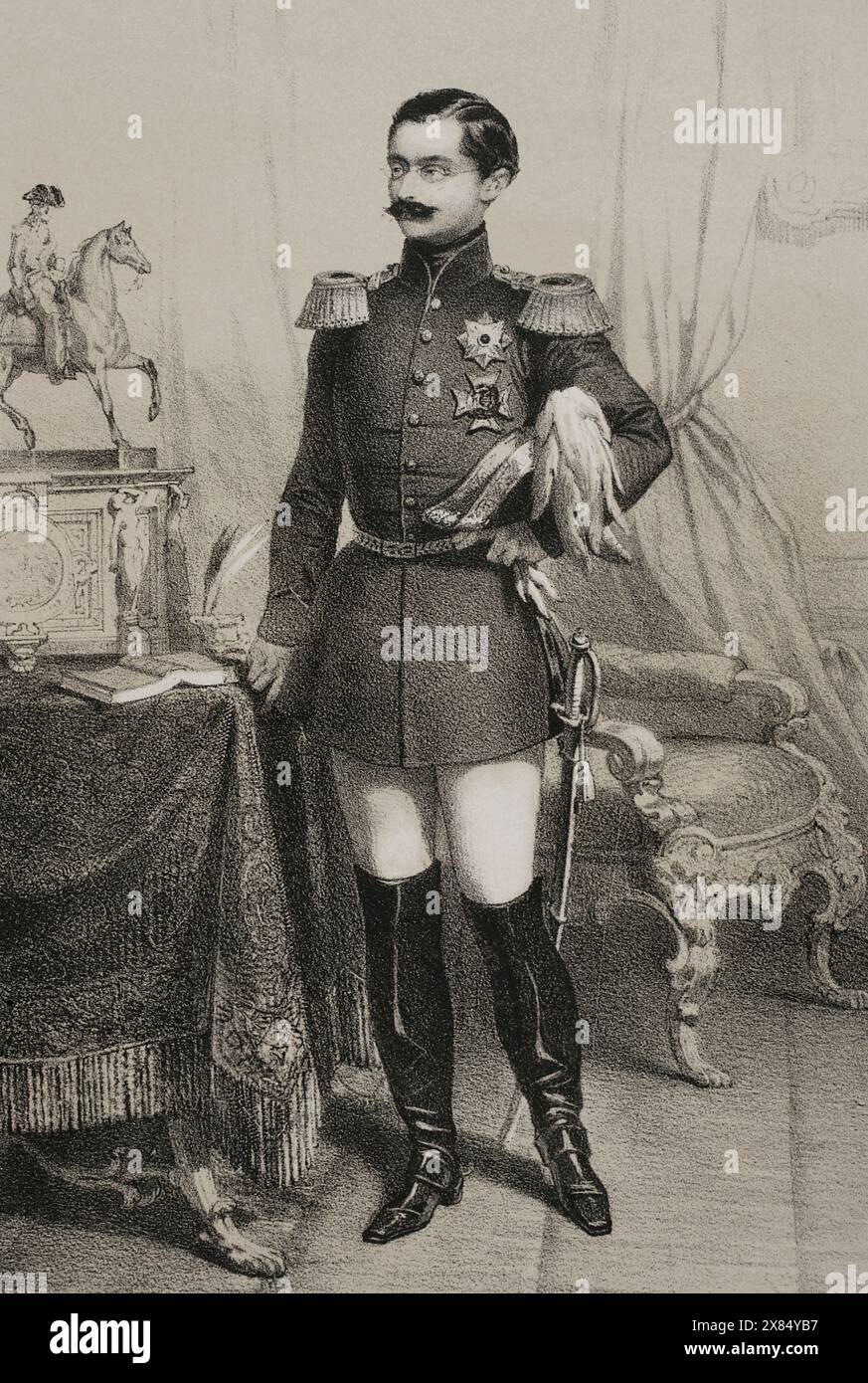 Adolphe (1817-1905). Duke of Nassau (1839-1866) and Grand Duke of ...