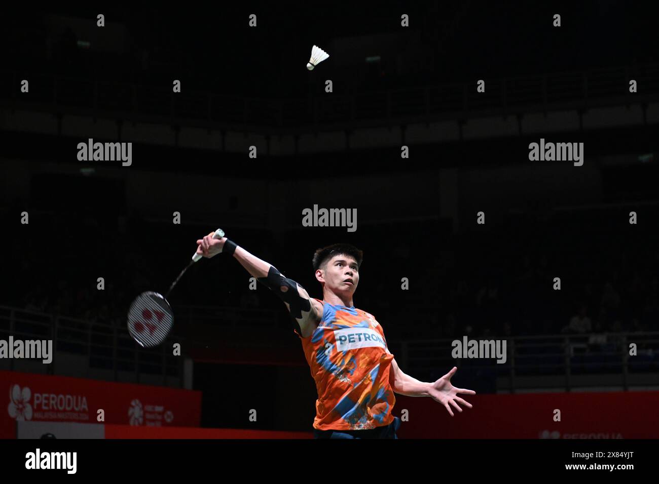 Kuala Lumpur, Malaysia. 23rd May, 2024. Leong Jun Hao of Malaysia hits ...