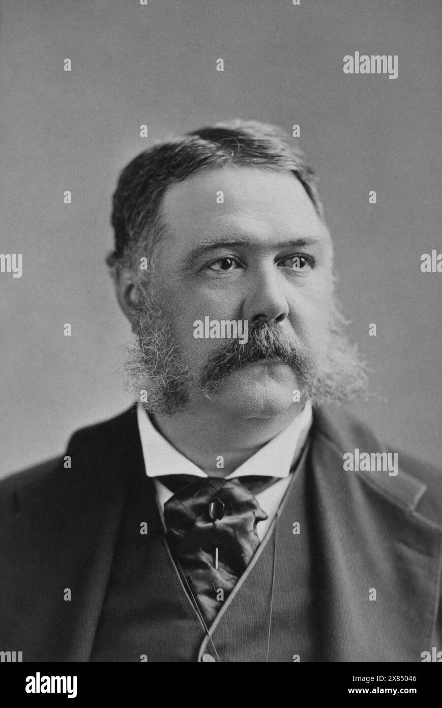 Chester Alan Arthur. Circa 1880. By Abraham Bogardus Stock Photo - Alamy