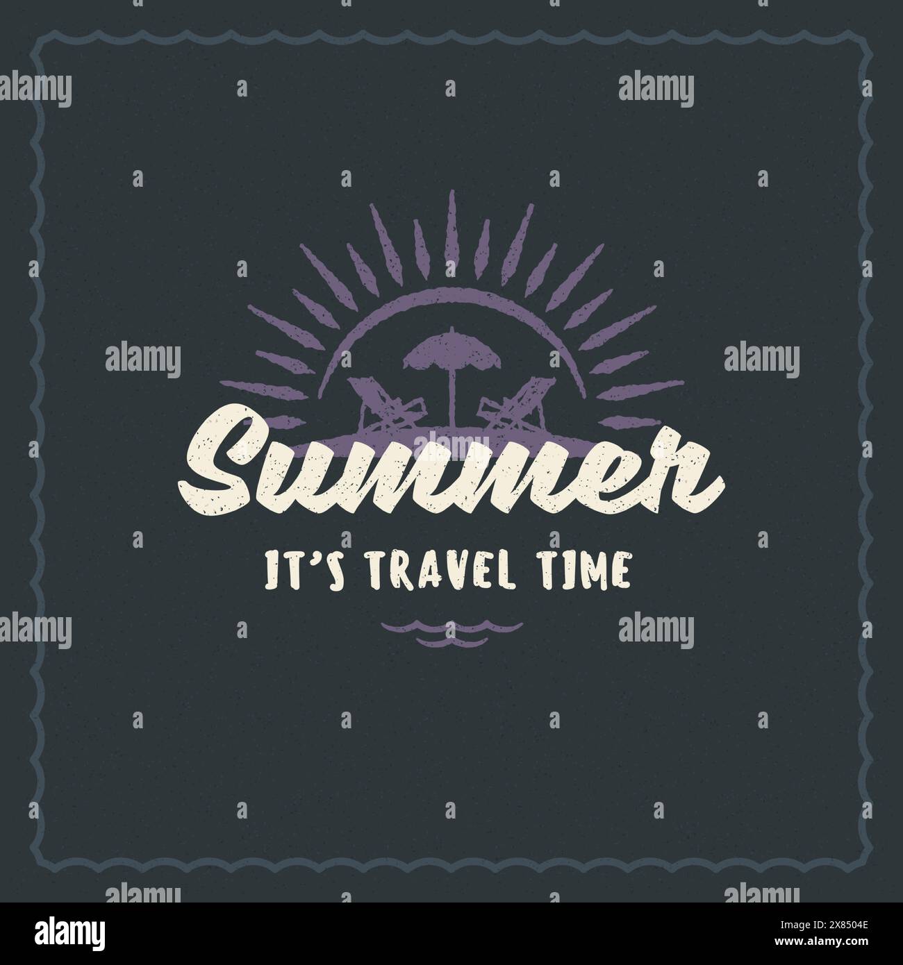 Summer holidays typography inspirational quote design for poster or ...