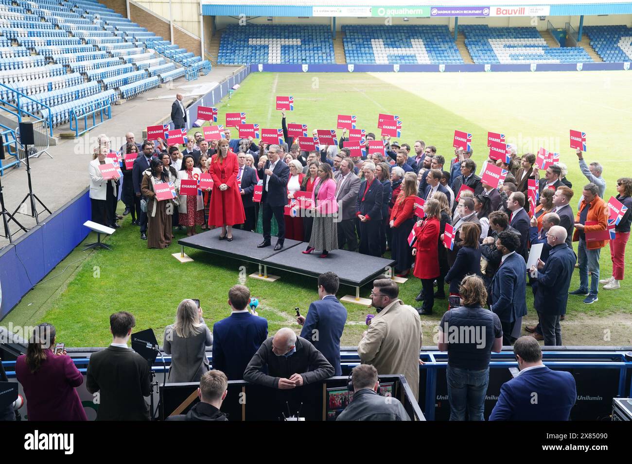 (centre left-right) Deputy leader Angela Rayner, Labour Party leader ...
