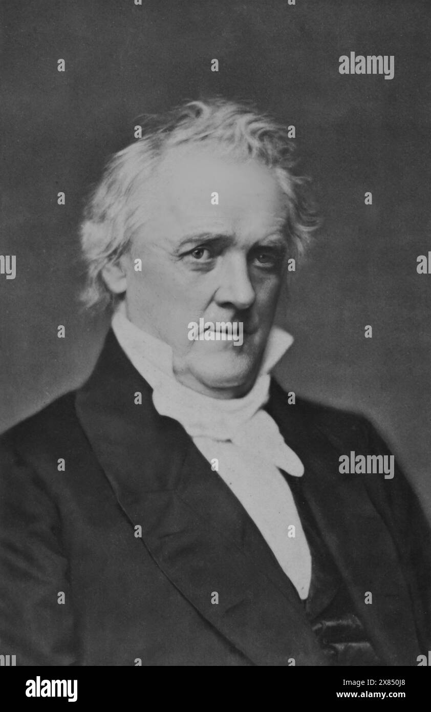 President James Buchanan. Between circa 1860 and circa 1865. By Mathew ...