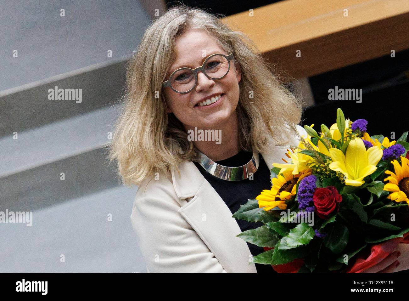 Berlin, Germany. 23rd May, 2024. The new transport senator Ute Bonde ...
