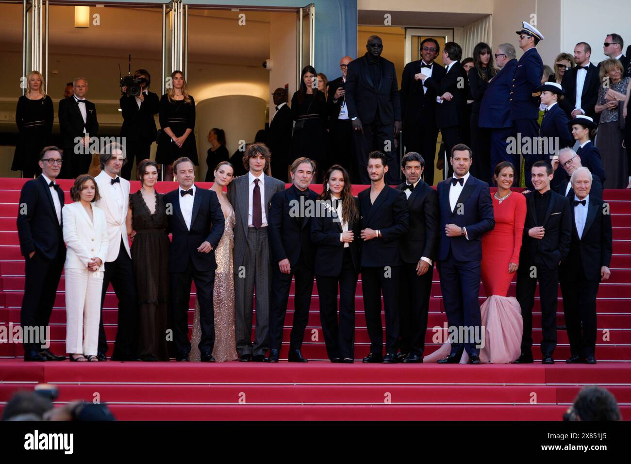 Cannes, France. 22nd May, 2024. Pierre Niney, Alexandre de La ...