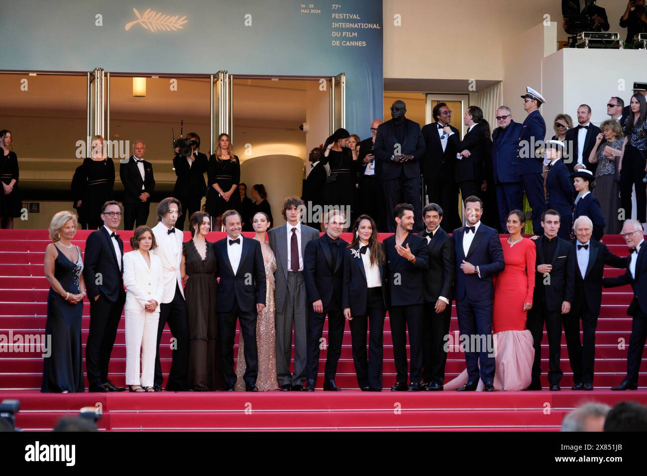 Cannes, France. 22nd May, 2024. Pierre Niney, Alexandre de La ...