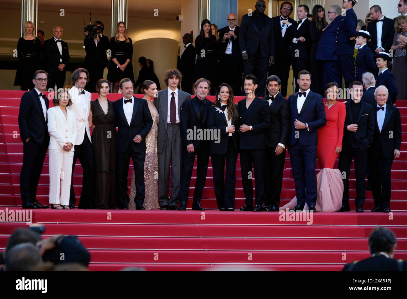 Cannes, France. 22nd May, 2024. Pierre Niney, Alexandre de La ...